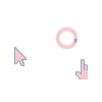 Aero Pantone 2016 Rose Quartz Serenity x48 Cursors
