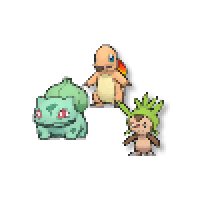 Pokemon 3D Starters ALL REGIONS Cursors