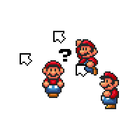SMAS Super Mario Bros 3 Cursors