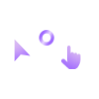 Anathema Light Purple Cursors