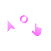 Anathema Neon Pink Cursors