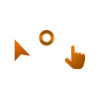 Anathema Orange Cursors