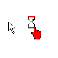 Animados rojos Cursors