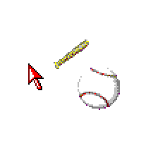 Baseball Cursors