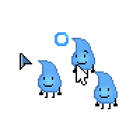 Teardrop from BFDI Cursors