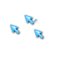 Blue Glass Cursors