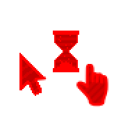 (BIG) Red and Robotic Cursors