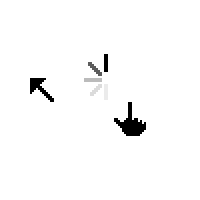 simple black Cursors