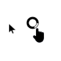 Dark mouse cursor .png - showpole