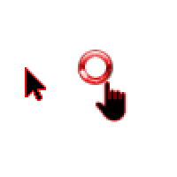 Black And Red Cursors