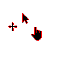 Black And Red Pack Cursors