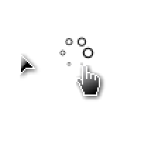 Black Shiny Cursors