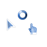 Blue Glass Cursors