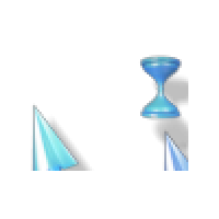 Blue Glass - X11 ⚪ Cursors