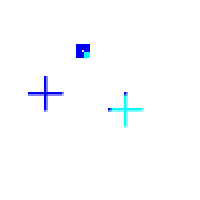 Blue Pluses Cursors