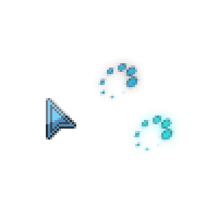 Design44 twoLine-Blue Cursors
