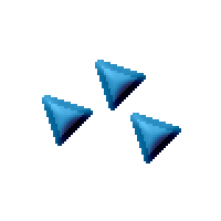 Blue Triangle Cursors