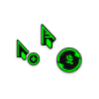 Breeze hacked green Cursors