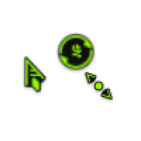 Breeze Hacked Light Green Cursors