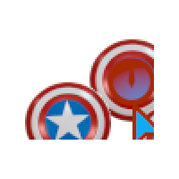 Captain America mini (inicomplete) Cursors