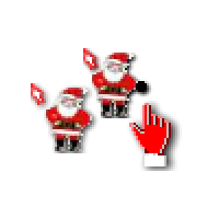 Christmas Santa by Tajanator Cursors