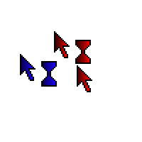 Colorful Classic Cursors