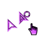 Cold Purple Cursors