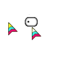 Colorful gradient Cursors