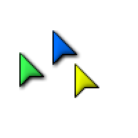 Colorfull 3 Cursors