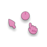 Comix Pink Cursors