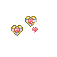 Gold Cross Heart Shield Cursors