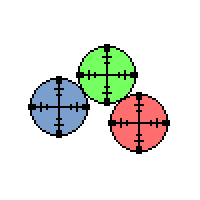 Crosshair Colored Lens Cursors