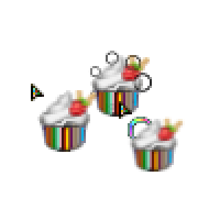 Rainbow Cupcake Cursors