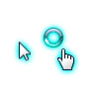 BLUE LUMINOSOS Cursors