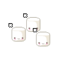 Cute Kawaii Sweet Marshmallow Cursors