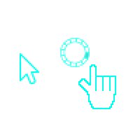 Cyan Cursors