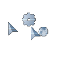 Cyberpunk Blue Dark Cursors