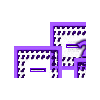 Cyberpunk violet Cursors