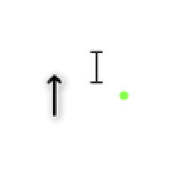 Dark Windows 11 Smooth Neon Green Edit Cursors