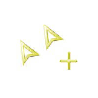 Dark Yellow 3D Cursors