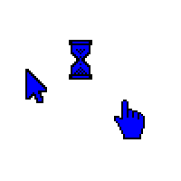 Default Royal Blue Cursors