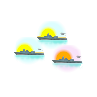 Warship Frigate Cursors