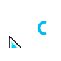 Diamond Glass Blue Cursors