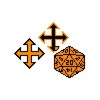 DnD Dice Orange Cursors