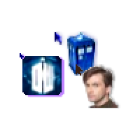 Doctor Who Tardis, Dalek, Doctor Cursors