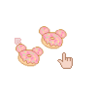 Dulces Donuts Kawaii Cursors