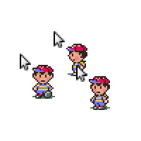Earthbound: The Chosen Four Cursors