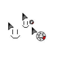 face pack Cursors