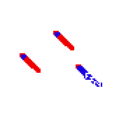 Fin Pencil Red and Blue Cursors