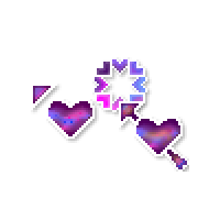 Pulsing Galaxy Hearts Cursors